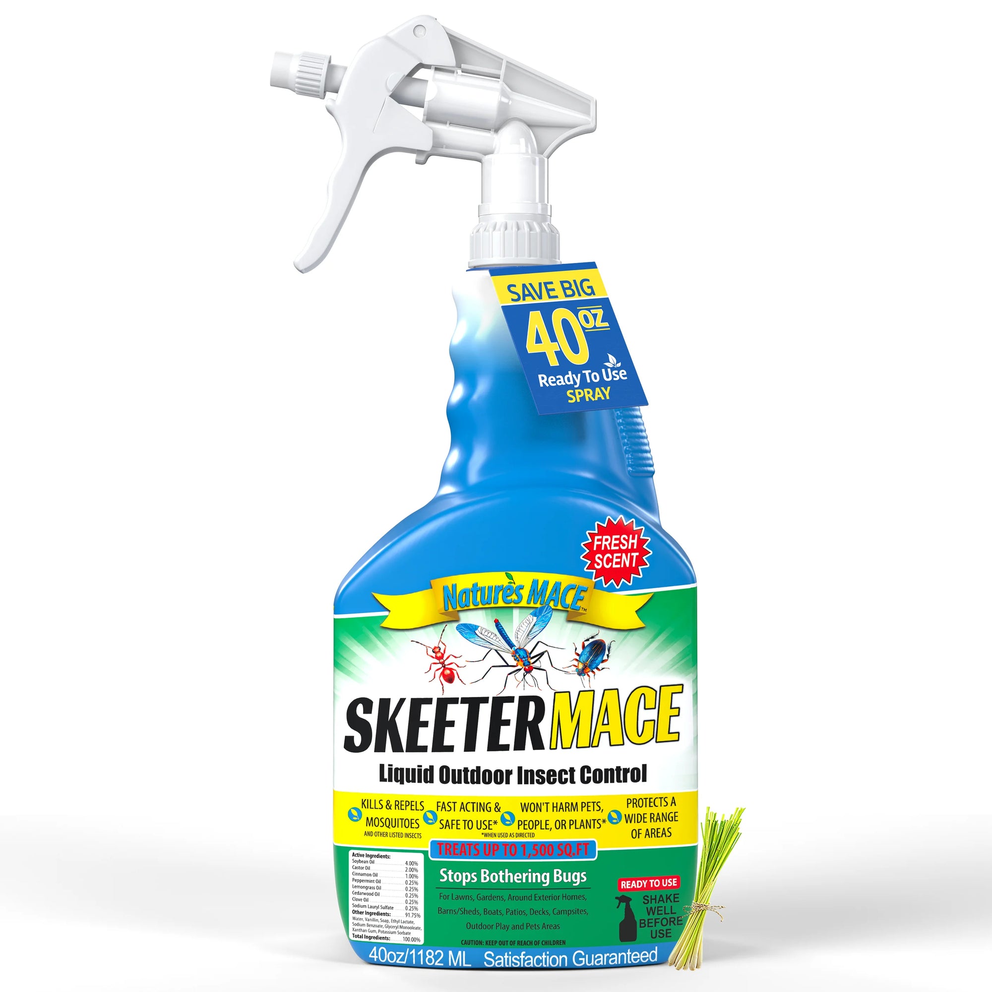 Skeeter MACE Liquid Outdoor Insect Control 40-ounce Spray yard and lawn ...