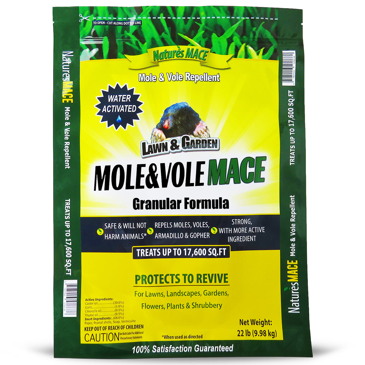 Mole & Vole MACE Granular 22lb mole repellent